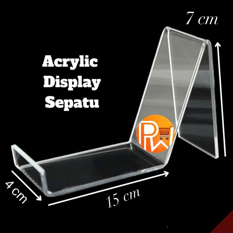 Jual [1 LUSIN] Mika Display Sepatu Sendal Sandal / Akrilik Sepatu ...