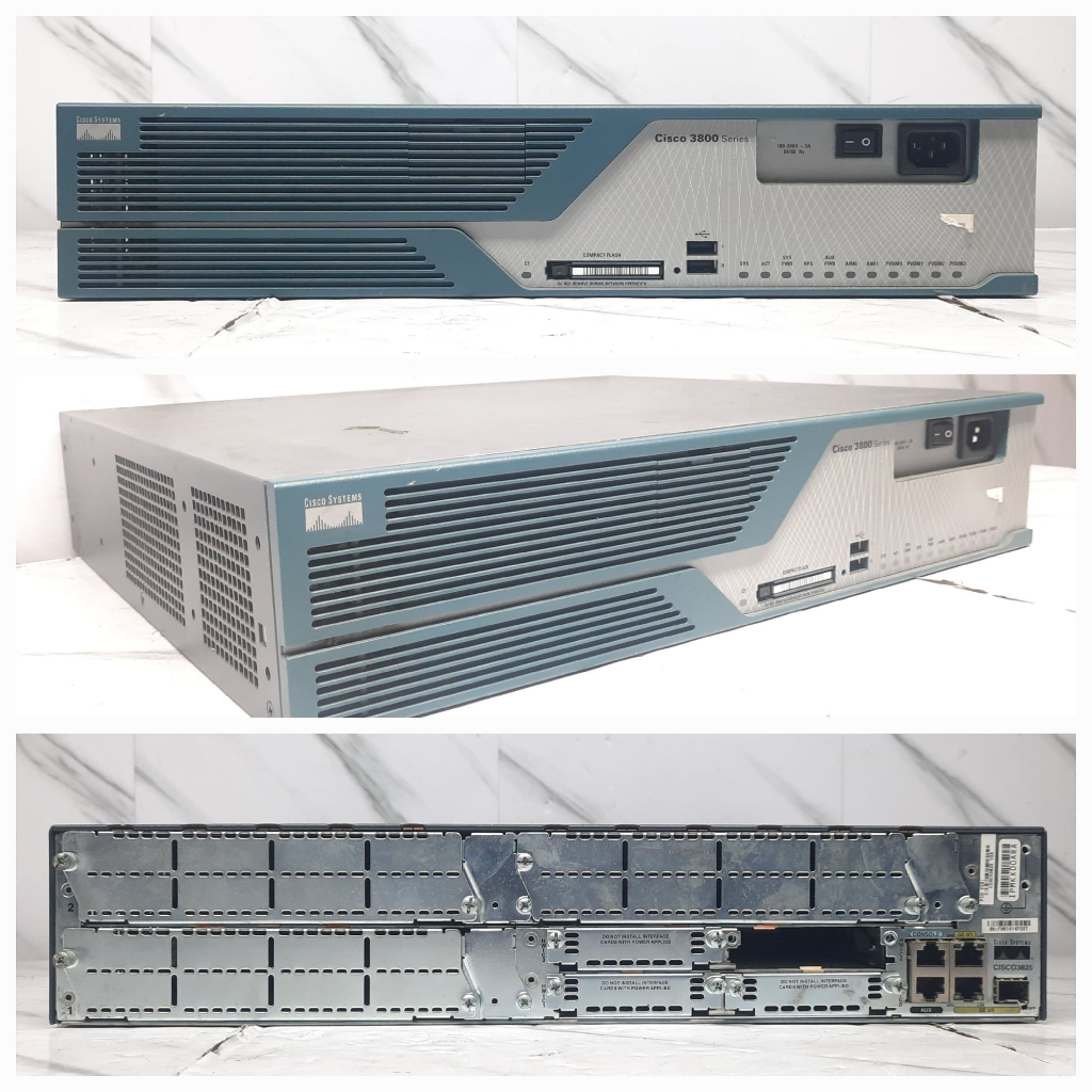 Jual Router Cisco 3800 Series type 3825 V05 Second Berkualitas | Shopee ...