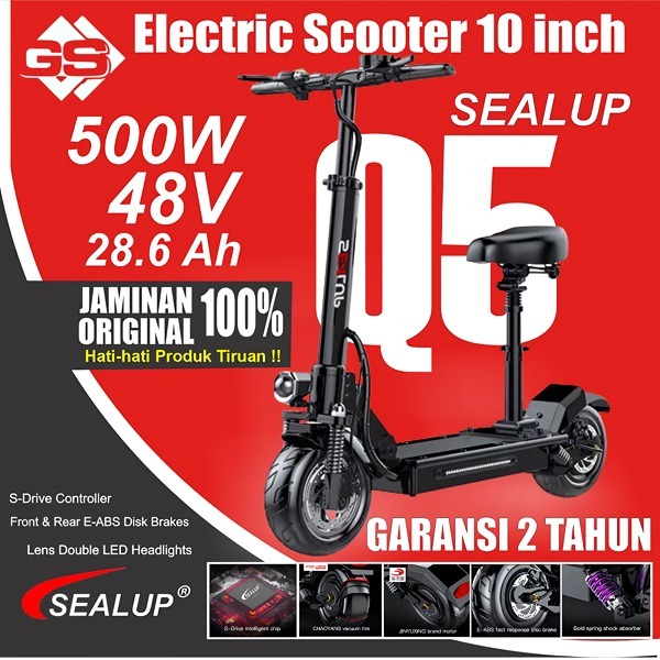 Jual SEALUP Q5 SKUTER LISTRIK / ELECTRIC SCOOTER / SKUTER ELEKTRIK ...