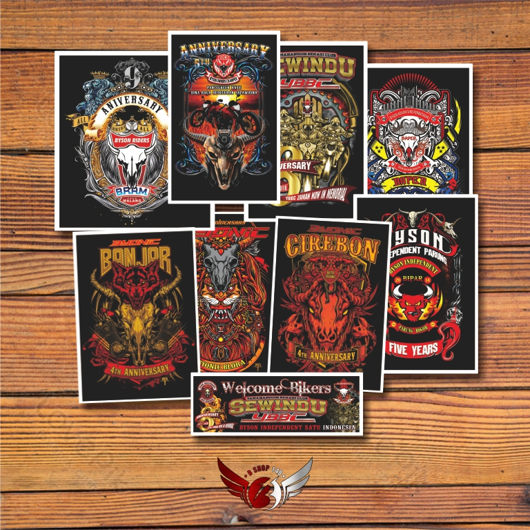 Jual Stiker yamaha byson - byonic/Stiker event touring komunitas yamaha ...