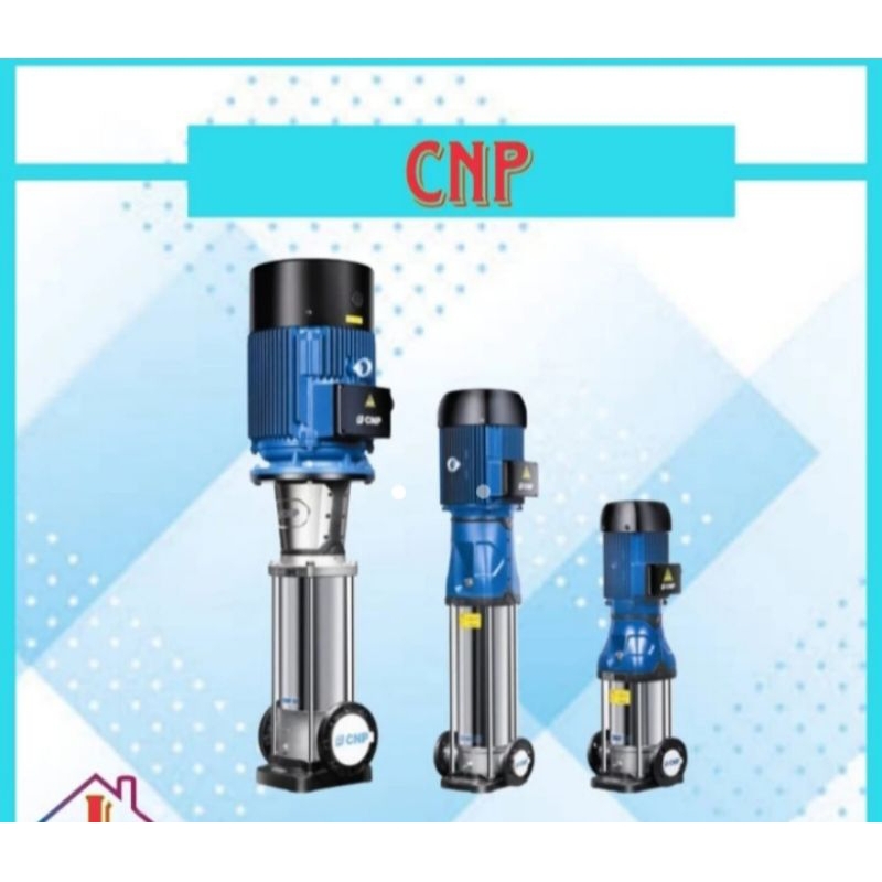 Jual Pomp CNP CDMF 5-9 Pompa booster Vertical 2Hp 3Phase Booster Pump ...