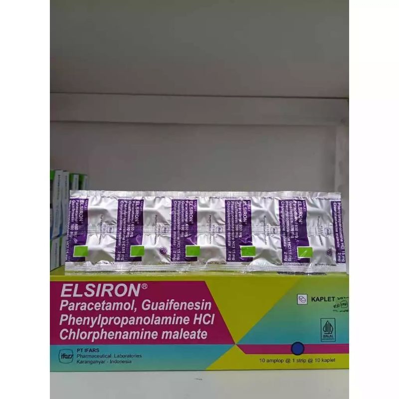 Jual Elsiron kaplet - meringankan demam,batuk&pilek | Shopee Indonesia