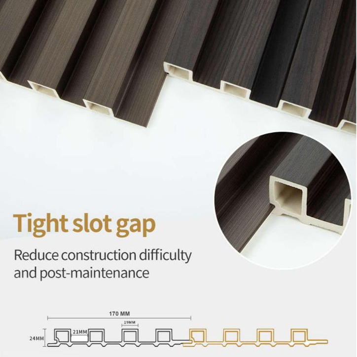 Jual Wallpanel WPC 3M 24mm Wood Panel | WPC Wall panel Backdrop TV 24mm ...