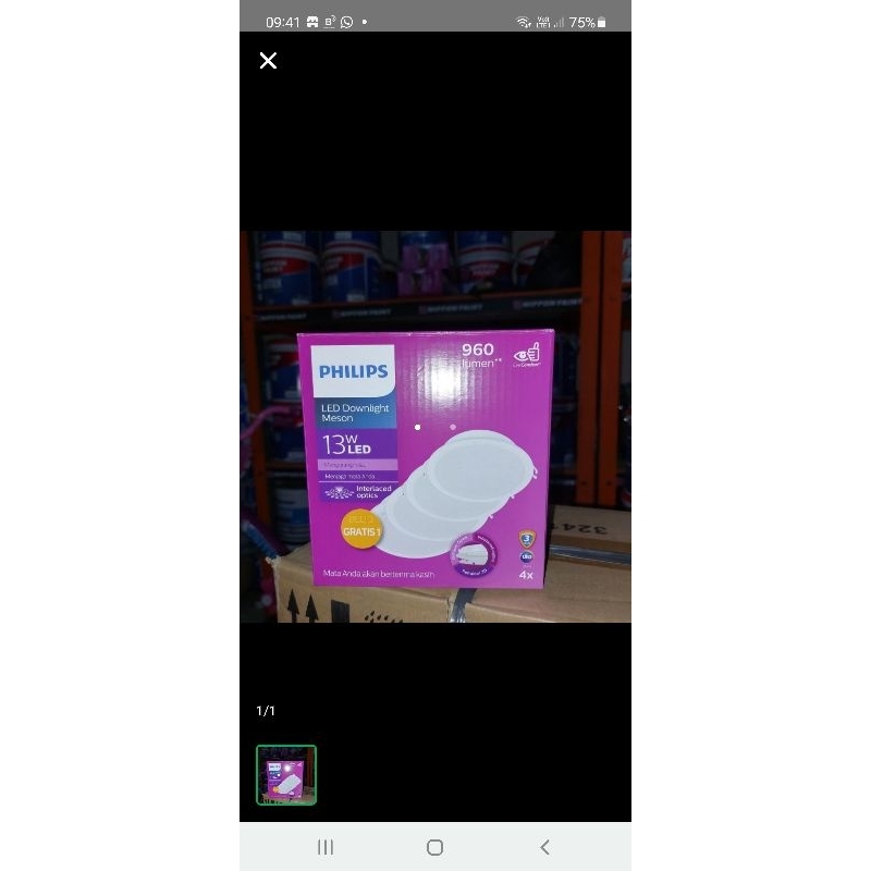 Jual led philips meson pack 13w 6500k beli 3 free 1 | Shopee Indonesia