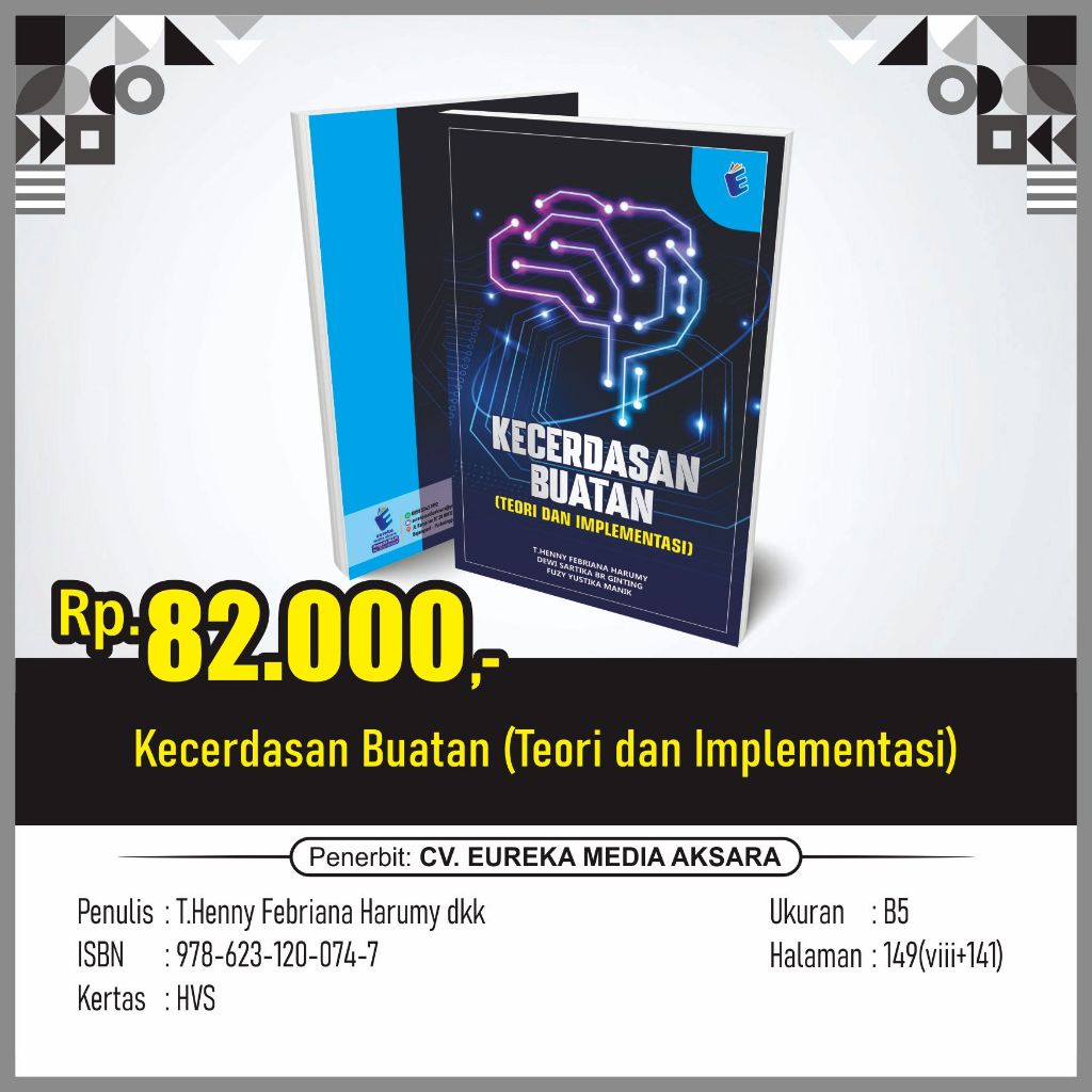 Jual Kecerdasan Buatan (Teori dan Implementasi) | Shopee Indonesia