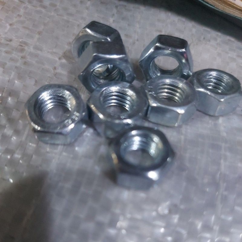 Jual Mur M8 Putih Nut M8 pitch Normal 1.25 | Shopee Indonesia