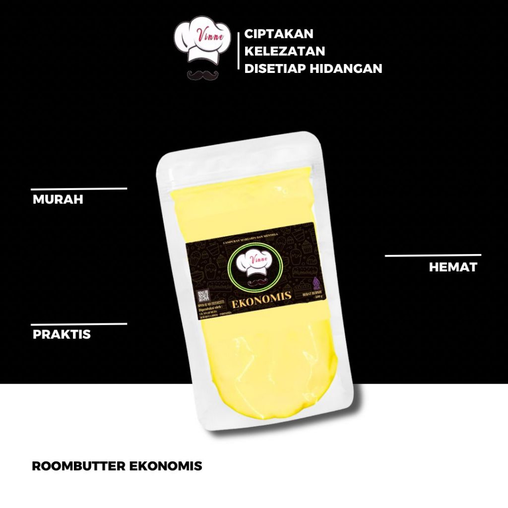 Jual ROOMBUTTER / BUTTER / MENTEGA VINNE EKONOMIS 500 GR | Shopee Indonesia