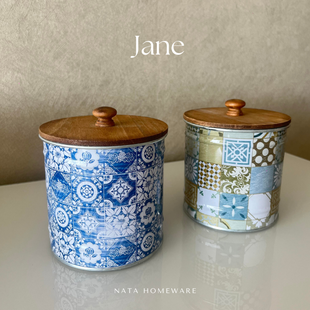 Jual [JANE] TOPLES SERBAGUNA / TIN JAR / TEMPAT TEH / ORGANIZER ...