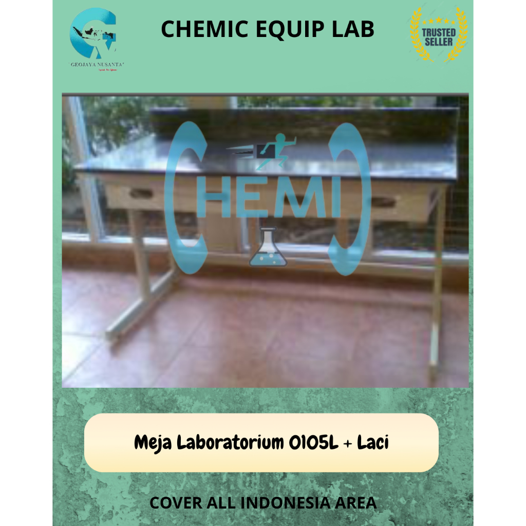 Jual Meja Laboratorium 0105L + Laci | Shopee Indonesia