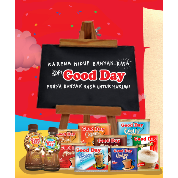 Jual Good Day Coffee Sachet Kopi 3in1 Instan (All Varian) | Shopee ...