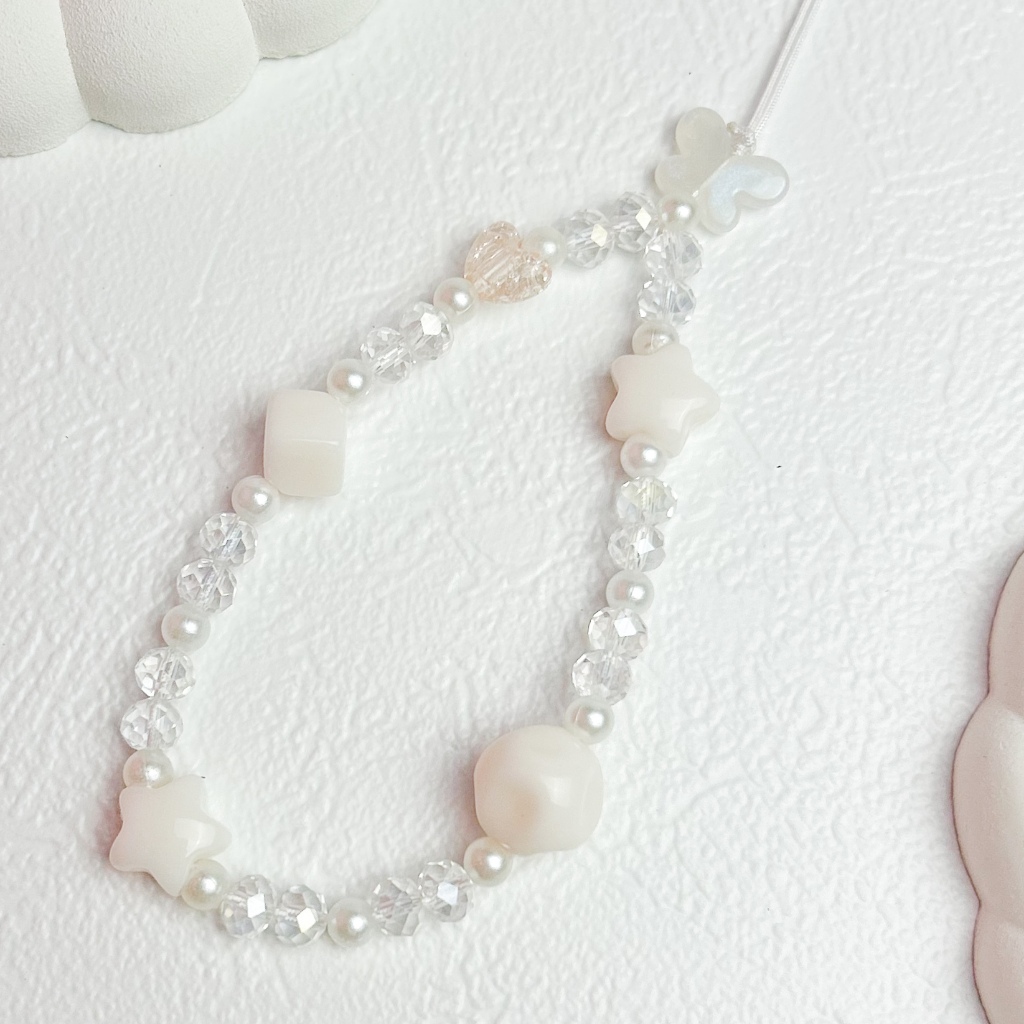 Jual PHONE STRAP BEADS KRISTAL HP TALI HP GELANG BRACELET KOREA ...