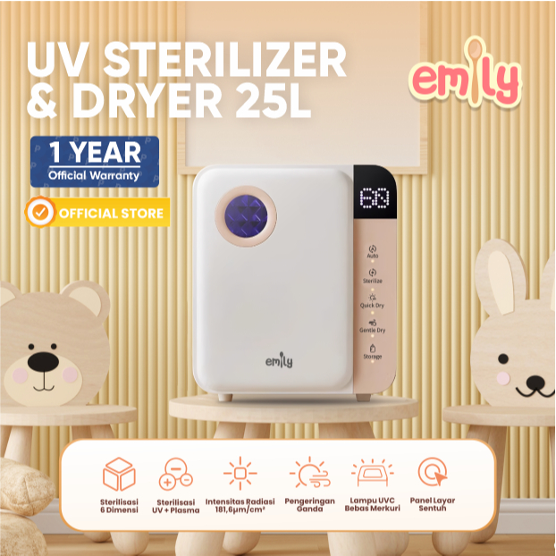 Jual Emily UV Sterillizer & Dryer 25L 150W Sterillizer Baby ...