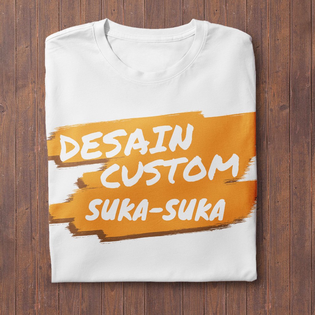 Jual Sablon Custom Desain Sendiri Foto Nama Satuan Kaos Premium - PUTIH | Shopee Indonesia