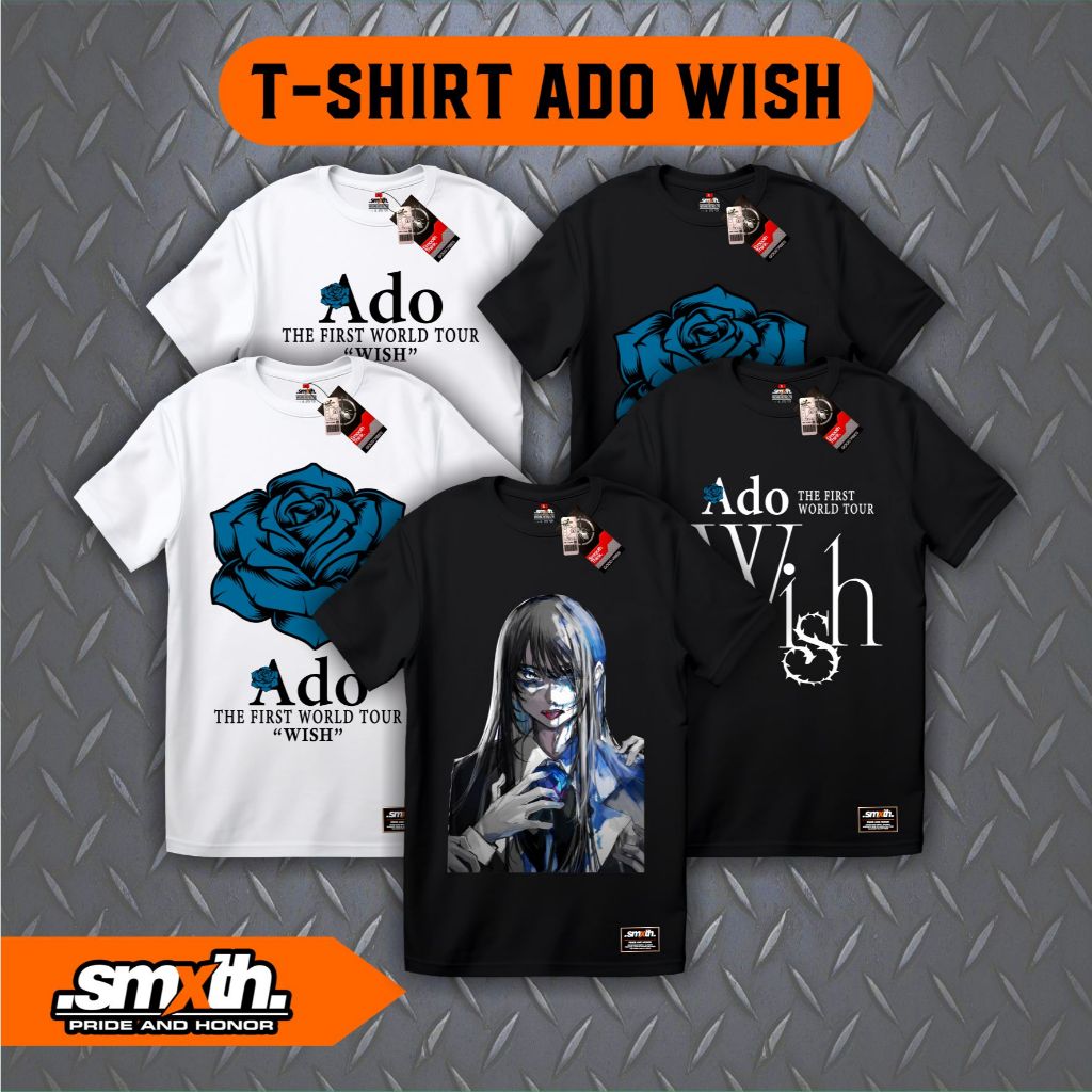 Jual T-Shirt Ado Wish - Kaos Ado The First World Tour Wish - Kaos Wish ...