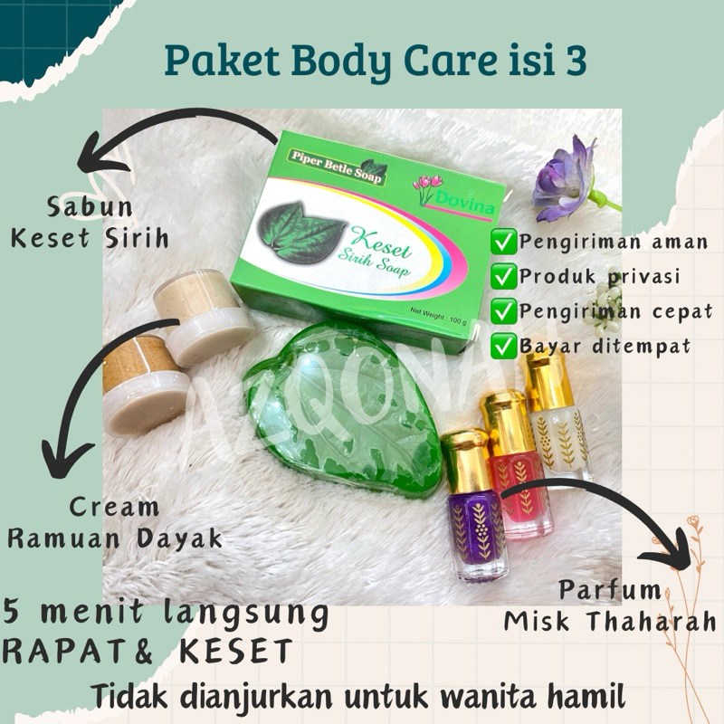 Jual Paket Bodycare 3in1 Ramuan Dayak Asli Kalimantan + Sabun Kesed ...