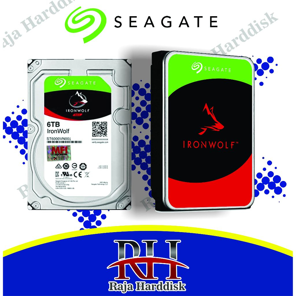 Jual Seagate NAS 6TB / Seagate IronWolf 6TB NAS Internal HDD – 3.5 Inch ...