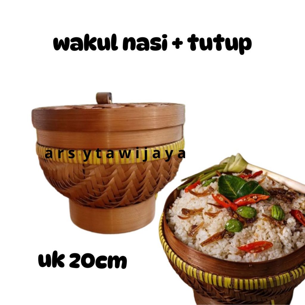 Jual Ceting Wakul Nasi Bambu - Wakul nasi liwet - Wakul Tradisional ...