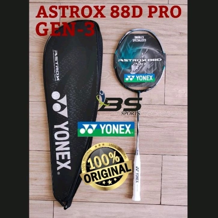 Jual RAKET BADMINTON YONEX ASTROX 88D PRO 88S PRO 3RD GEN 3 GENERASI 3 BLACK SILVER ORIGINAL ...