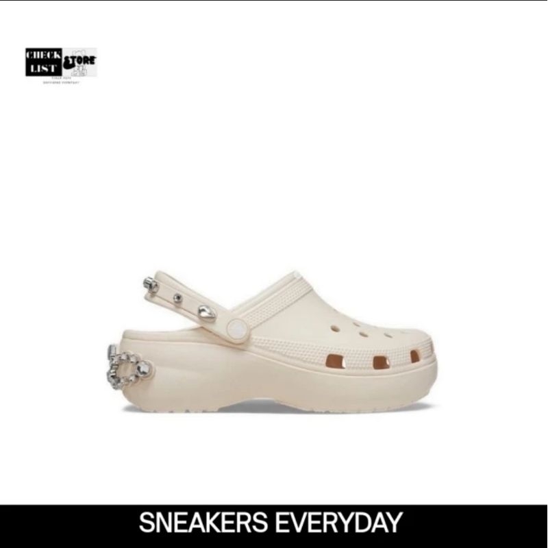 Jual CROCS CLASSIC PLATFORM TIARA CLOG ORIGINAL 100% (WOMEN) 209685-0WW ...