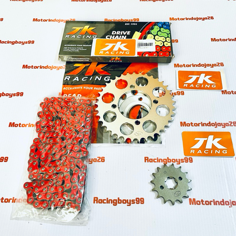 Jual Gear Set TK Racing Rantai Merah RX King FIzr Jupiter z Vega ...