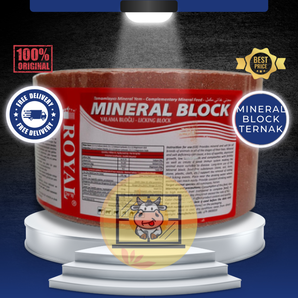 Jual Royal Mineral Block 3 kg Royal Ilac - Mineral Blok DOMBA I Mineral ...