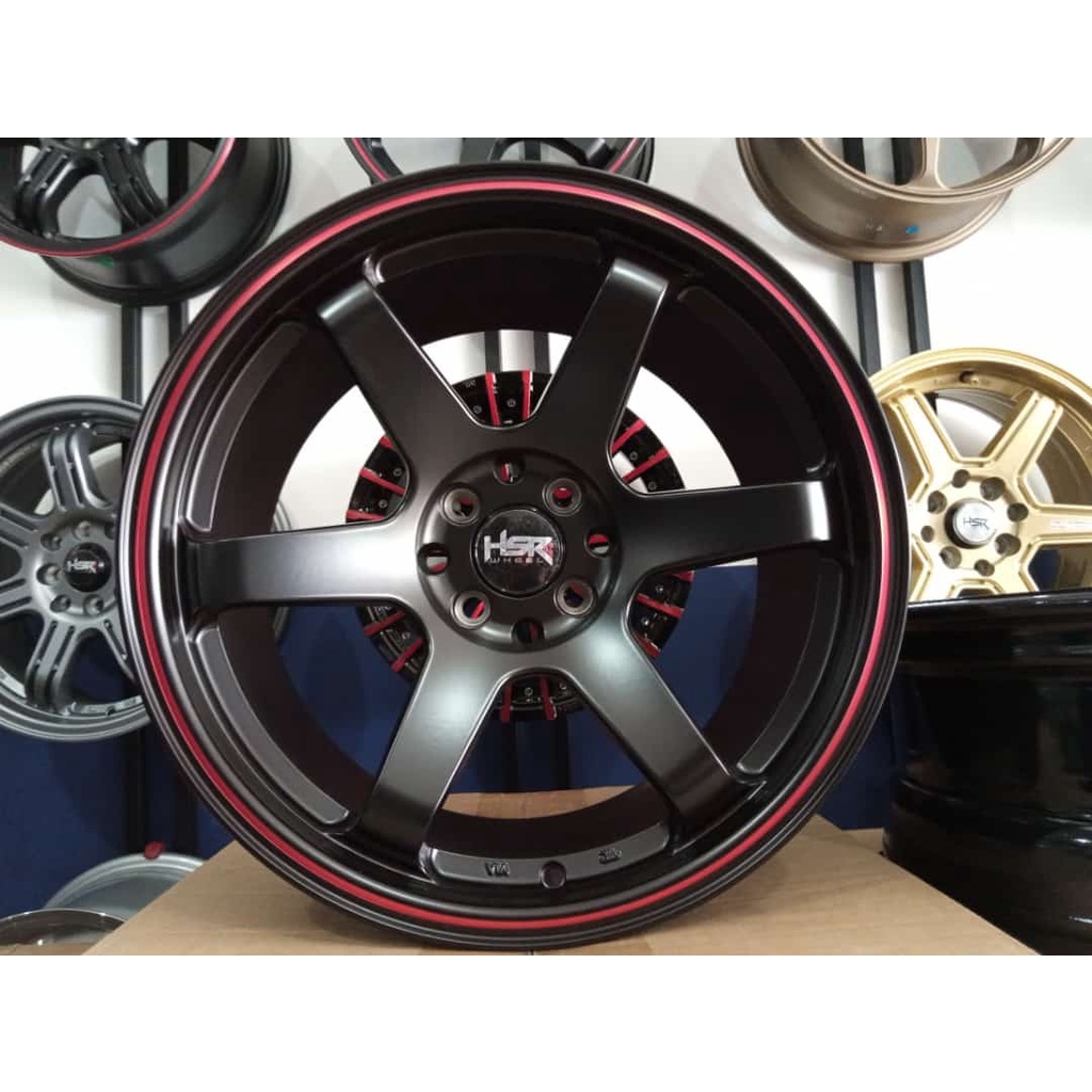 Jual Velg Mobil TE37 Ring 17 HSR TOKYO OSHU HSR Lebar 75/9 PCD Baut 4x100/114.3 Buat Jazz ...