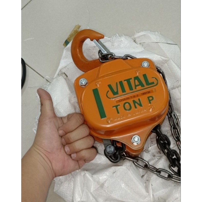Jual Chain block 1 ton x 7 meter vital | Shopee Indonesia