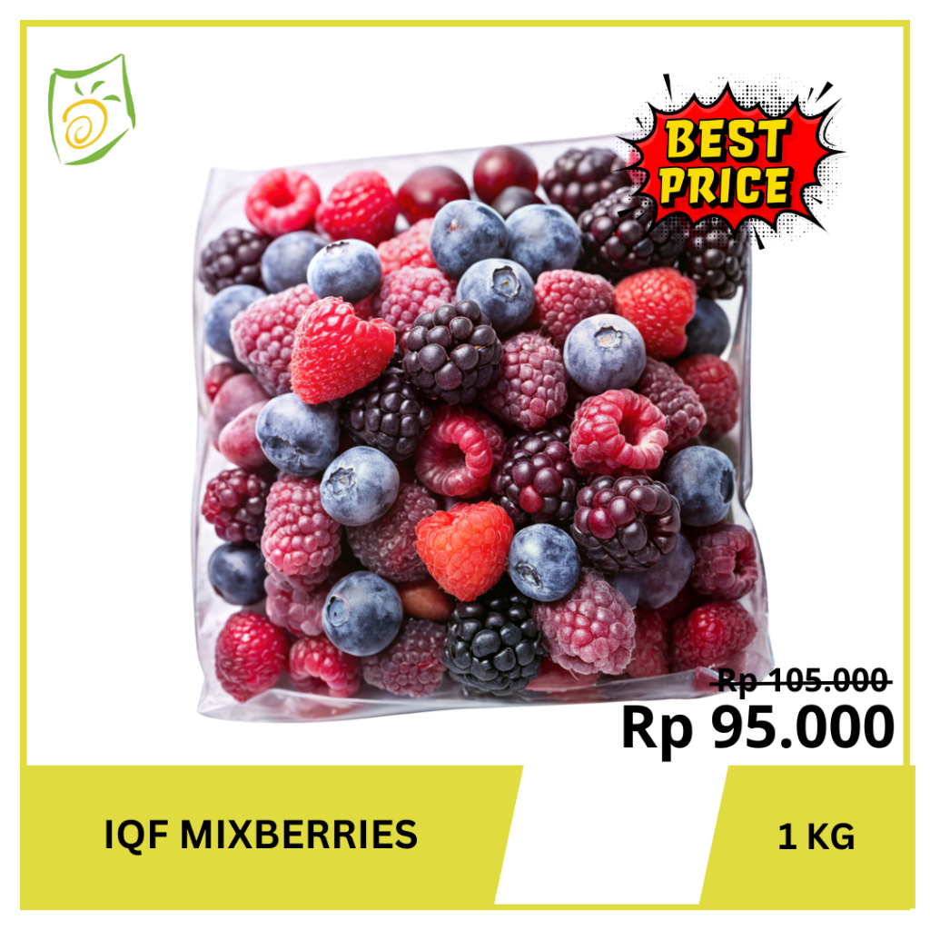 Jual IQF Mix Berry Frozen - Mix Berry Beku 1kg | Shopee Indonesia