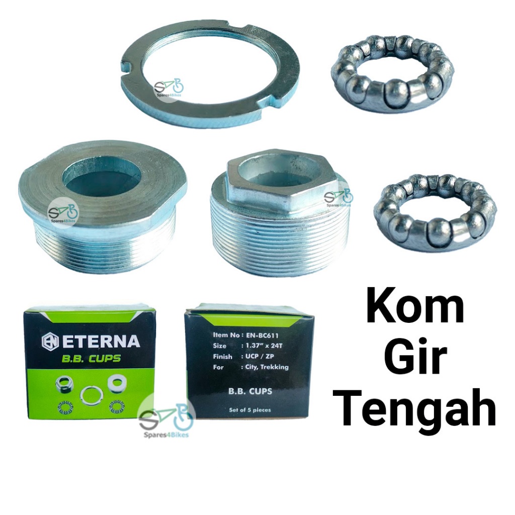 Jual Kom Gir Tengah BB Cups Sepeda Jengki Mini Onta Putih Chrome ETERNA ...