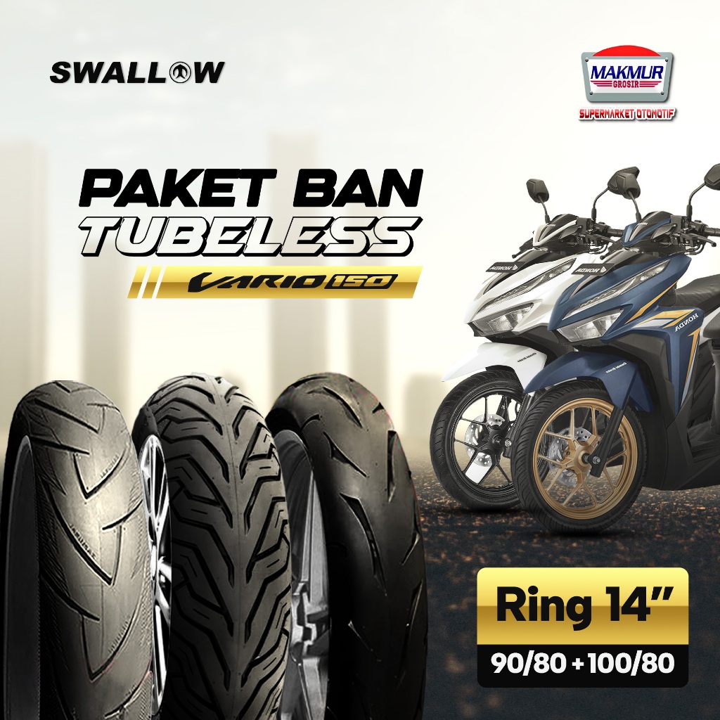 Jual Ban Depan + Belakang Motor Honda All New VARIO 150 LED Swallow ...