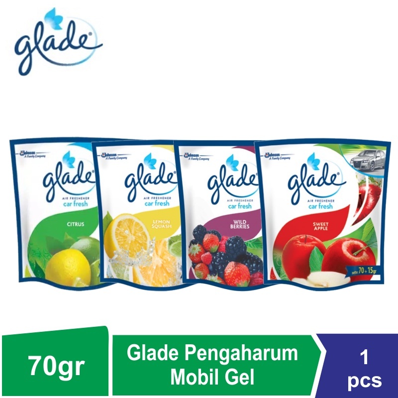 Jual GLADE Air Freshener Car Fresh / Pengharum Mobil Gel 70+5gr ...