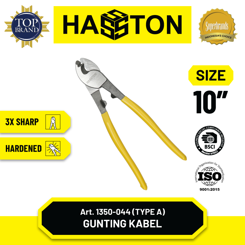 Jual Hasston Gunting Kabel 10" / Cable Cutter / Potong Kabel (1350 ...