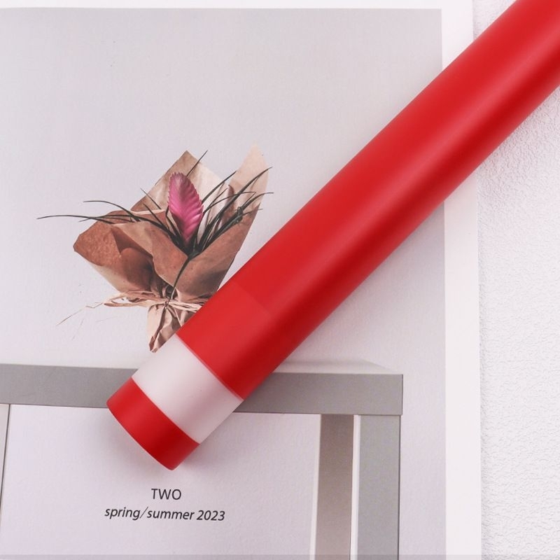 Jual wrapping paper matte film two tone/ cellophane bucket bunga ...