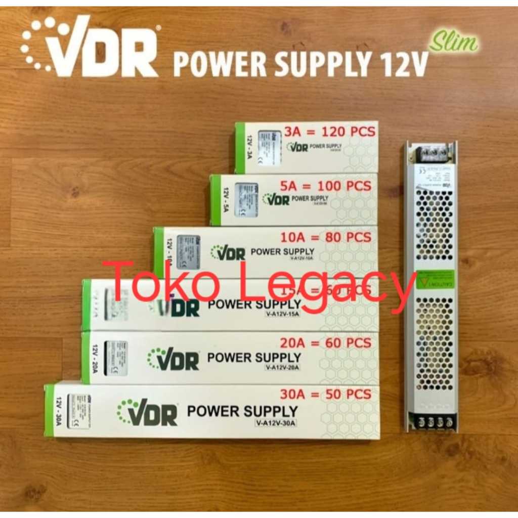 Jual VDR TRAVO LED STRIP 12V POWERSUPPLY CCTV ADAPTOR SLIM KUALITAS ...