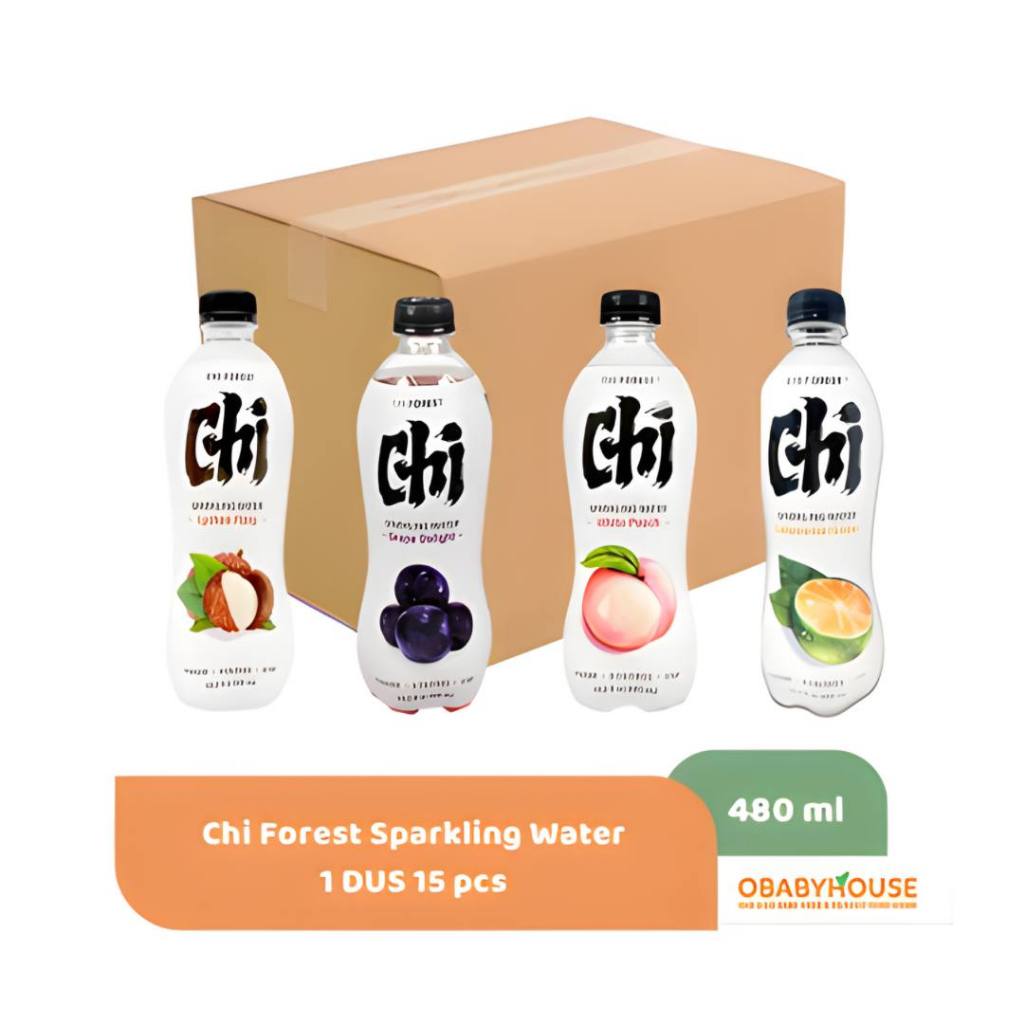 Jual Chi Forest Sparkling Water 480 ml - 1 DUS 15 Pcs | Shopee Indonesia