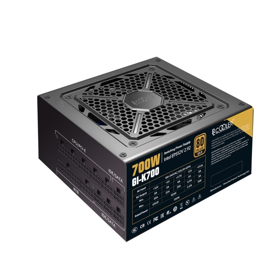 Jual PSU PCCooler GI-K700 700 Watt 80+ Gold Full Modular Power Supply ...