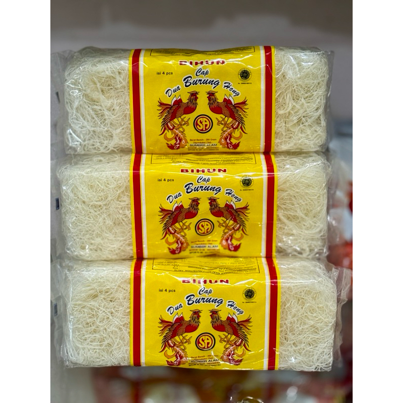 Jual Bihun Cap Dua Burung Hong 250gr | Unikids Jawa Tengah | Shopee ...
