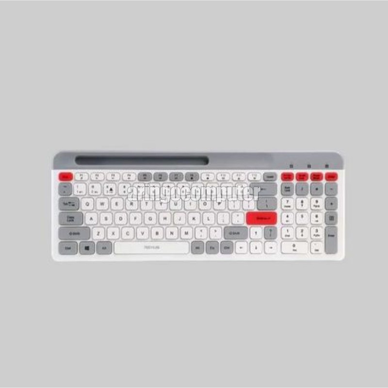 Jual Keyboard Rexus WIRELESS & BLUETOOTH KB02 - WHITE | Shopee Indonesia