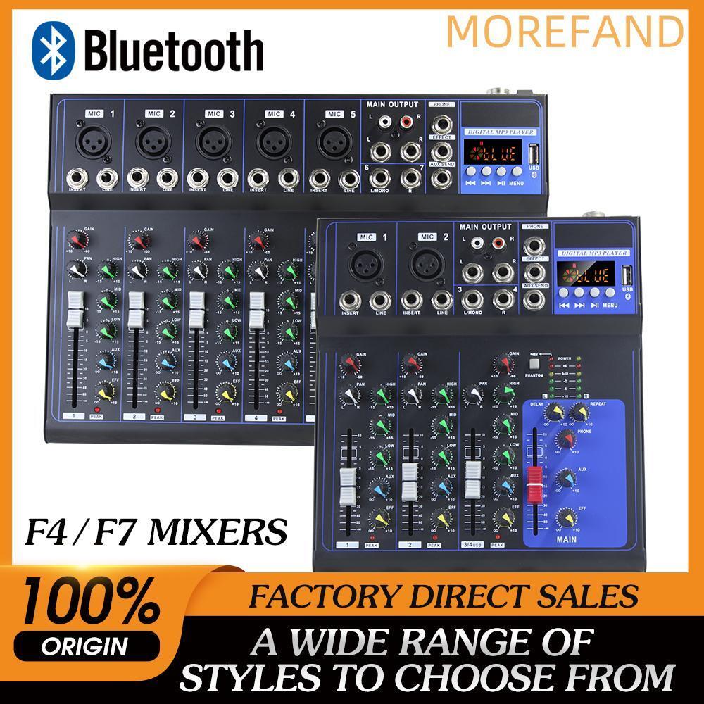 Jual MIXER AUDIO profesional 7/4-channel MG4/7BT Penguat sinyal USB Penguat KTV Penguat kinerja ...