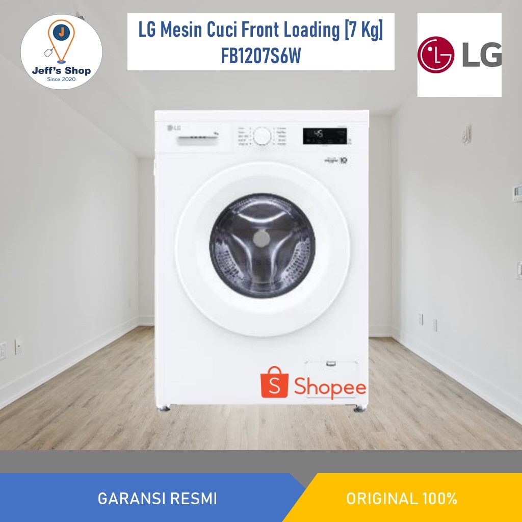 Jual LG Mesin Cuci Front Loading [7 Kg] FB1207S6W AI DD, Inverter ...