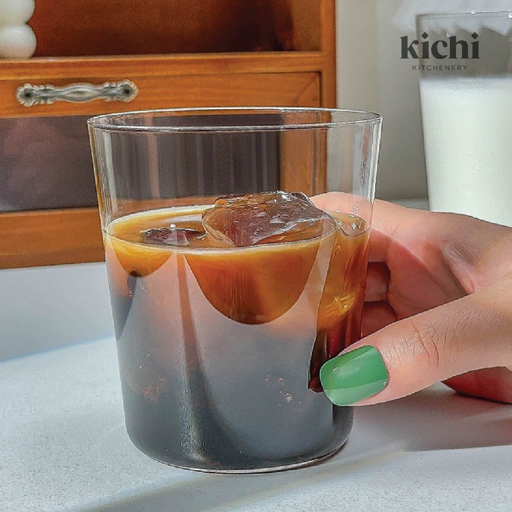 Jual Gelas Cafe Kaca Estetik | KIHO Coffee Glass Borosilicate Gelas ...