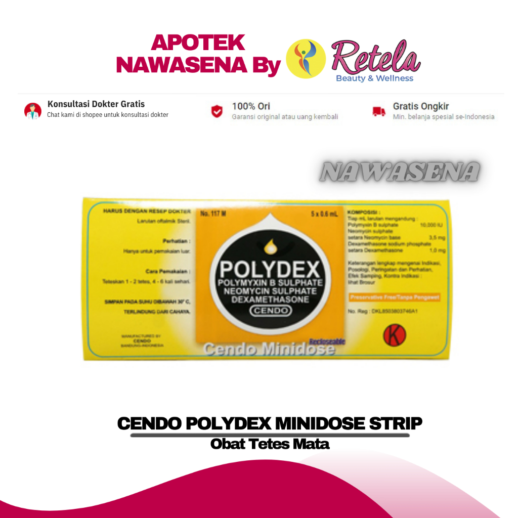 Jual CENDO POLYDEX MINIDOSE STRIP / OBAT TETES MATA | Shopee Indonesia