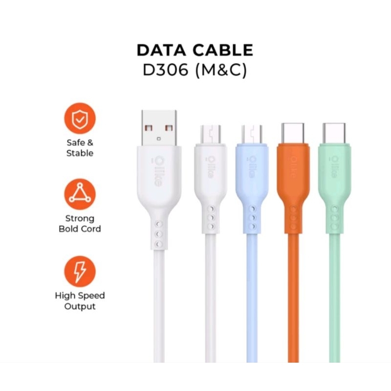 Jual Kabel Data Olike For Android Per Psc Kabel Bulat Charger Casan ...