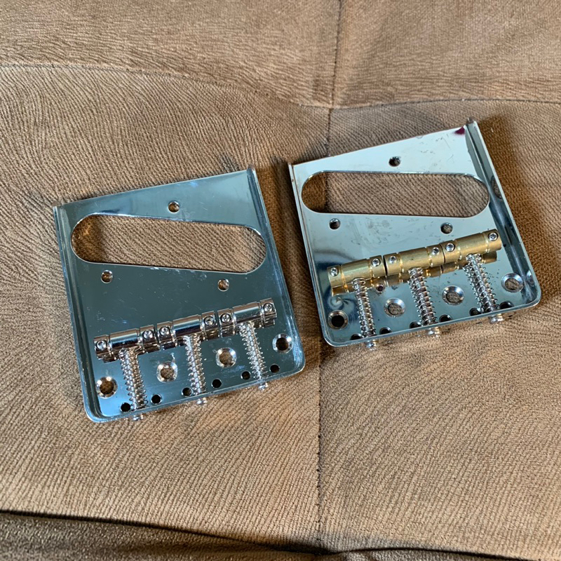 Jual bridge plat tremolo telecaster model fix bridge telecaster bass ...