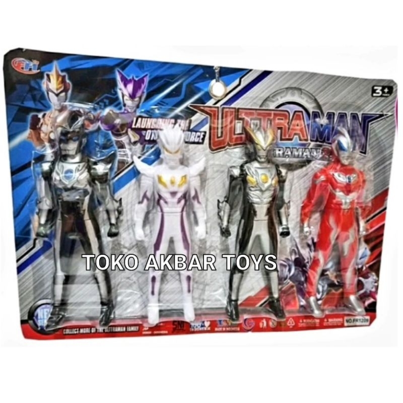 Jual Robot Ultraman 1 Set Isi 4 Pcs | Shopee Indonesia