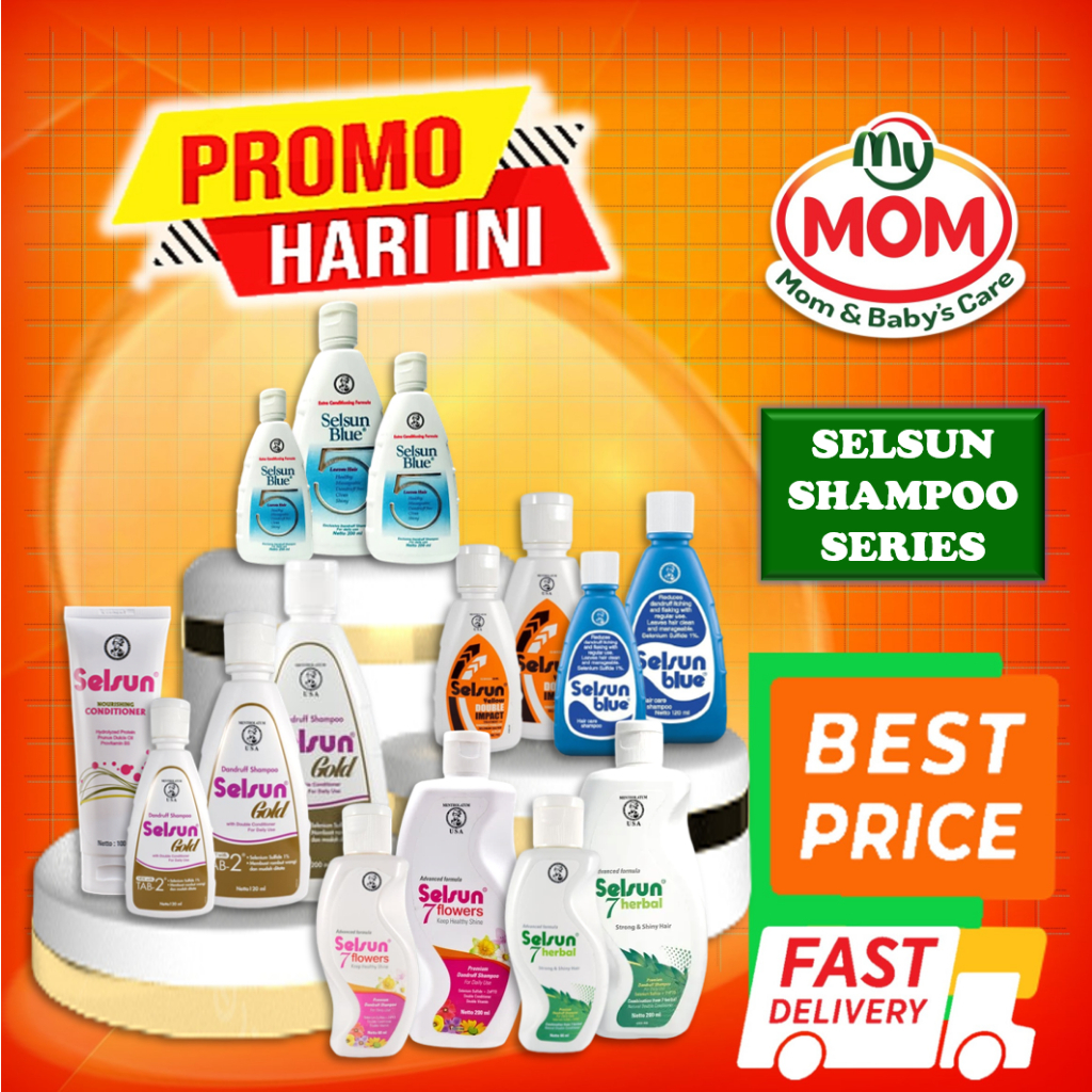 Jual Selsun Shampoo Series - 7 Herbal - 7 Flower - Blue - Gold - Yellow ...