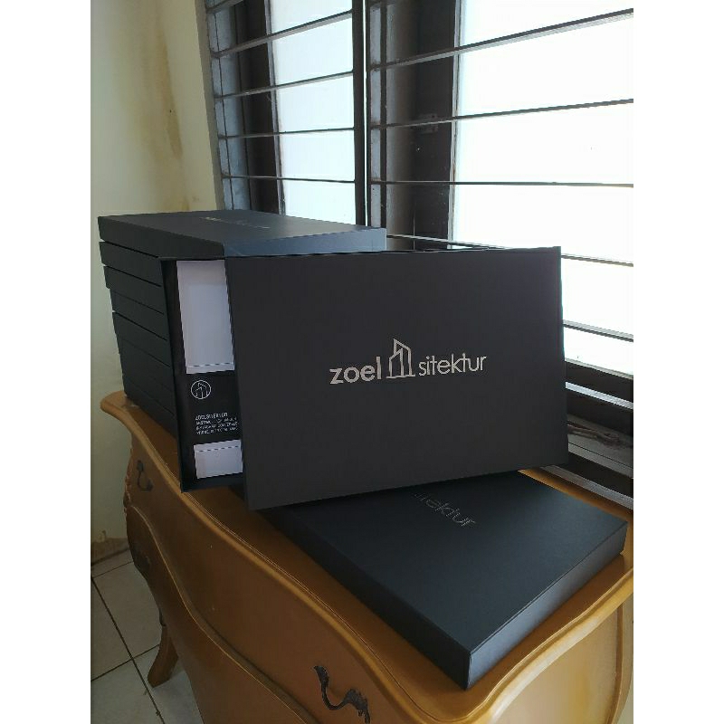 Jual box arsitek / hardbox custom size untuk kertas gambar A3 packing ...