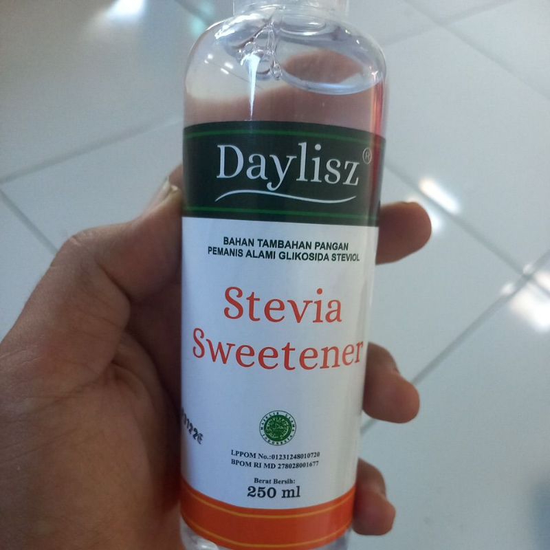 Jual DAYLISZ STEVIA SWEETENER 250ML PAKET 2 BOTOL | Shopee Indonesia