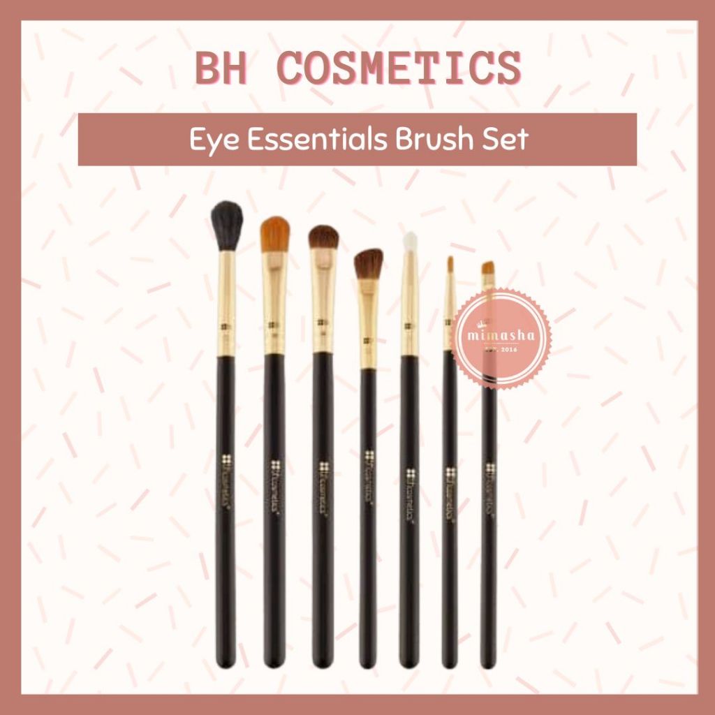 Jual BH Cosmetics Eye Essential - 7 Piece Eyeshadow Brush Set | Shopee ...