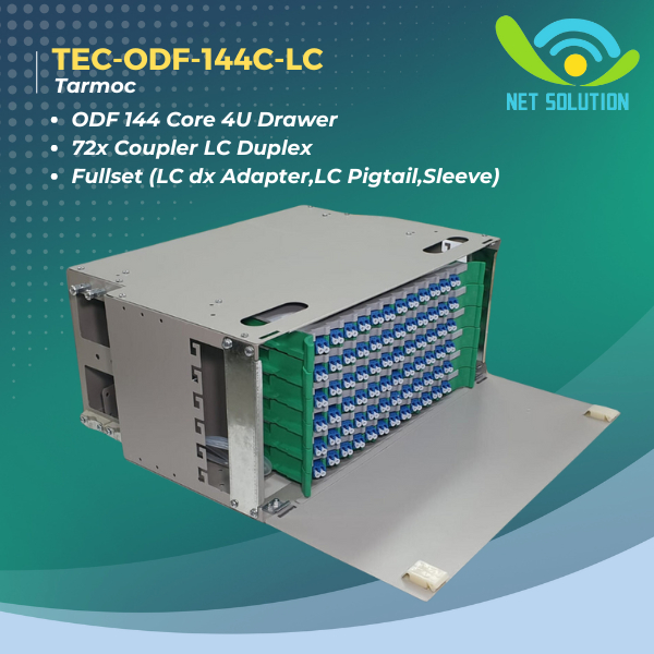 Jual Fiber Optic ODF/OTB 144 Core LC Lengkap Rackmount | ODF 144C LC ...